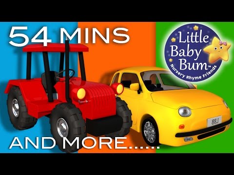 Vehicle Songs! | Buses, Cars, Trains, Boats And More! | Nursery Rhymes ...
