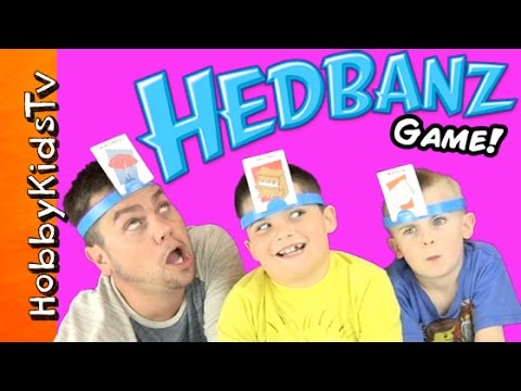 Hedbanz Guessing Game! HobbyFamily Fun Night + Funny Face Cards by ...