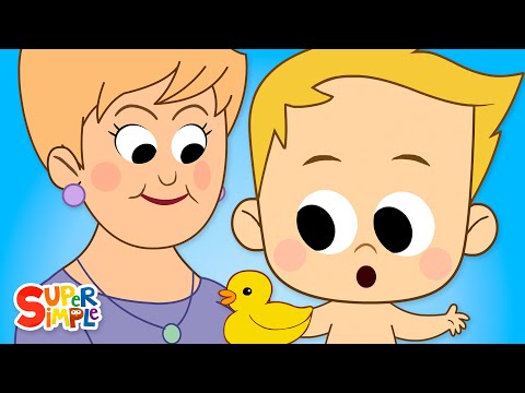 The Baby In The Bath | Kids Songs | Super Simple Songs