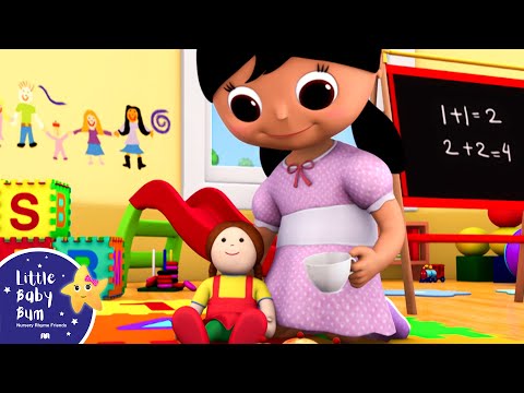 Miss Polly Had A Dolly | Nursery Rhymes | By LittleBabyBum