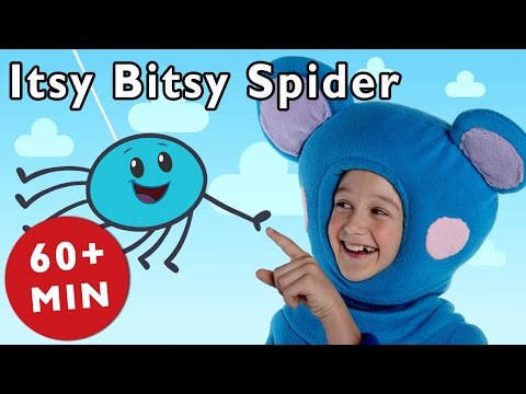 Itsy Bitsy Spider And More | Nursery Rhymes From Mother Goose Club!