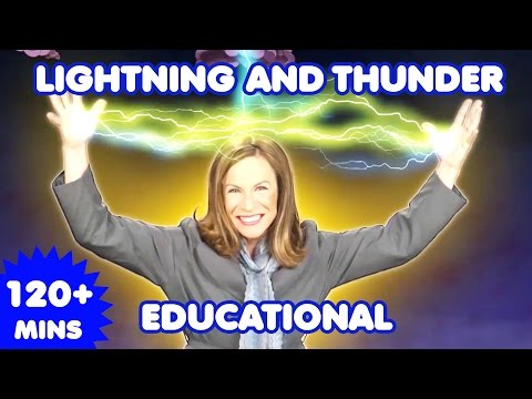 Lightning And Thunder Song | Nursery Rhymes | + More Kids Songs