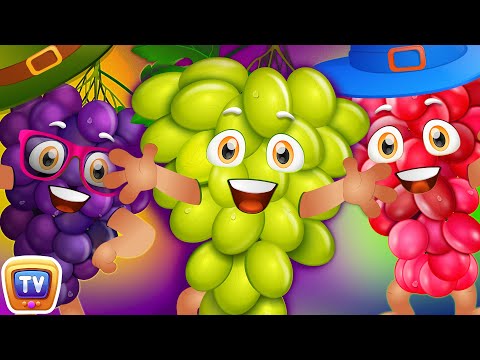 Grape Song | Learn Fruits for Kids and More Educational Nursery Rhymes ...